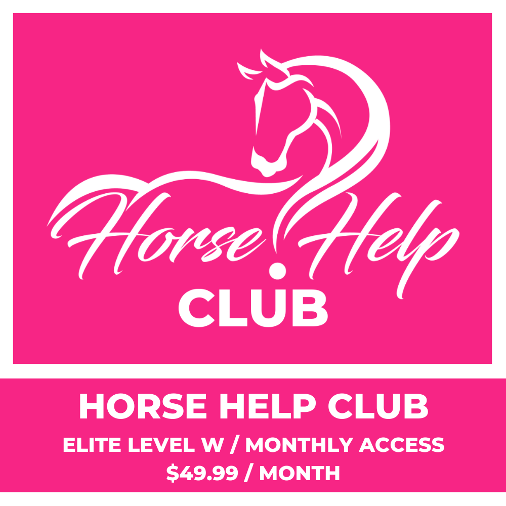 FREE 1 Year Elite Membership In Horse Help Club